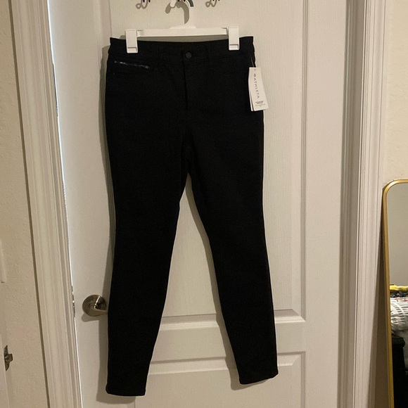Athleta | Jeans | Athleta Flax Ultra Skinny Black Jeans Size | Poshmark
